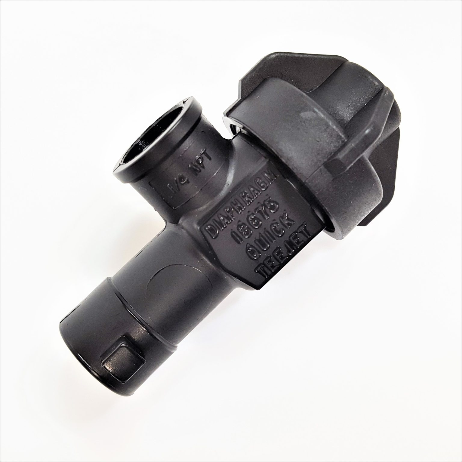 Diaph. TeeJet ASB, 1/4" BSPT Female, Quick TeeJet, Nylon - Thorsen Teknik